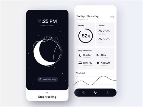 Sleep Tracking App By Olha Vdovenko For Flod On Dribbble