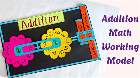 Addition Machine Math Project For Class 1easy Math Projectmath