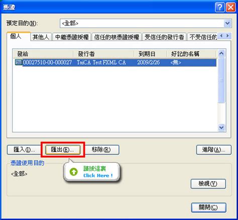 憑證匯出示範