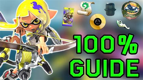 Splatoon 3 100 Collectibles Guide All Sunken Scrolls Gold Records