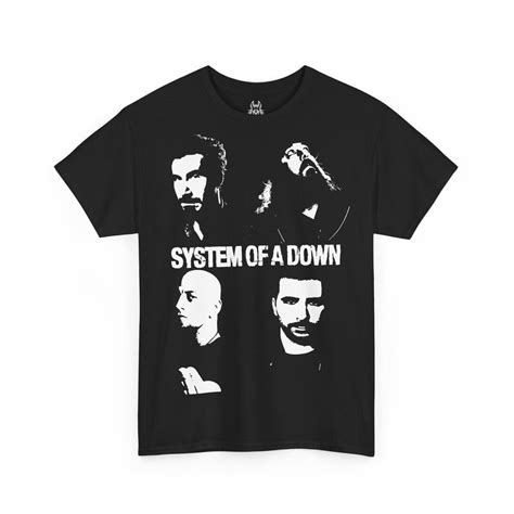System Of A Down T Shirt Cult Design For Fans Of The Band Etsy
