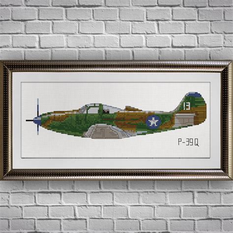 Ww2 Usaf Plane Cross Stitch Pattern Bogo Free Aviation Cross Stitch