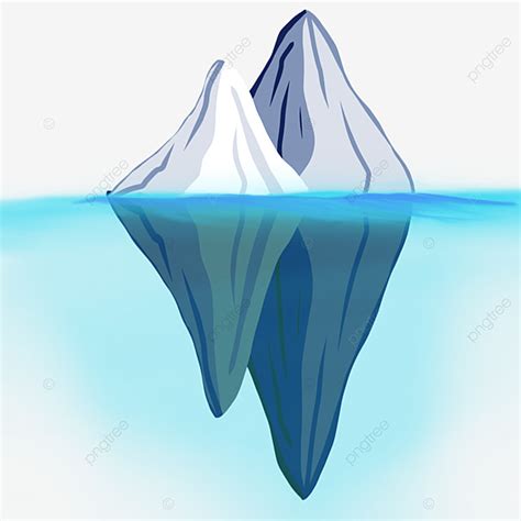 White Sleeping Iceberg Clip Art Iceberg Clipart White Iceberg Png