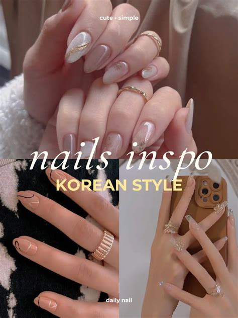 Korean 3d Nail Aesthetic Nailinspo 💖 Galeri Diposting Oleh Nivita