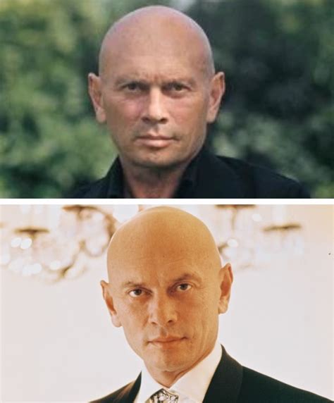 Cinema Yul Brynner With His Shaved Head And Regal Demeanor Was One