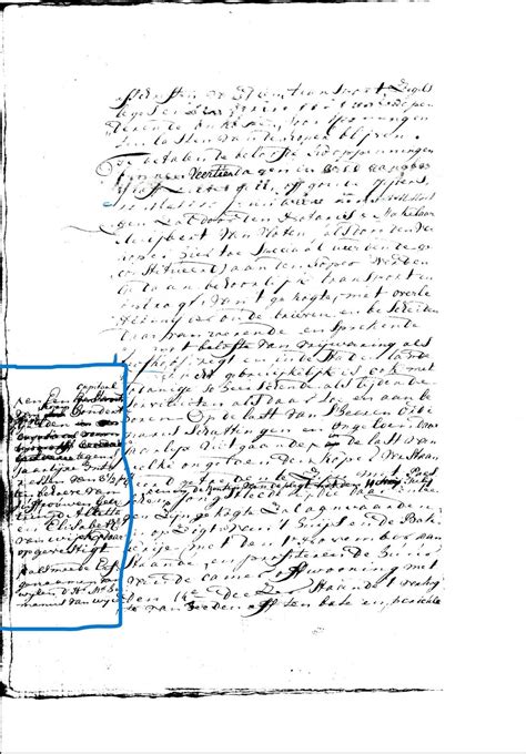 Transcriptie Deel 2 Blauw Omlijnd Wat Staat Daer