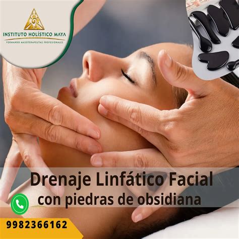 Curso De Drenaje Linfático Facial Con Piedras De Obsidiana Instituto