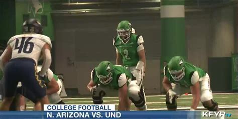 Tommy Schuster Runs Passes For Tds As North Dakota Rolls Past Northern Arizona 37 22