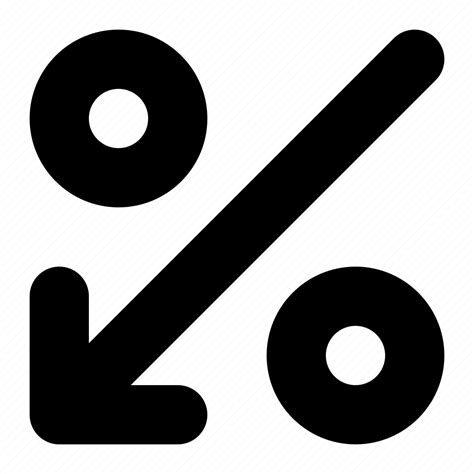 Promotion Decrease Sales Loss Percentage Icon Download On Iconfinder