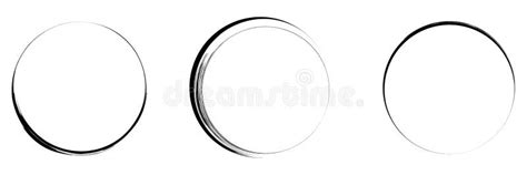 Smeared Smudged Circle Circular Grungy Grunge Brushstroke And