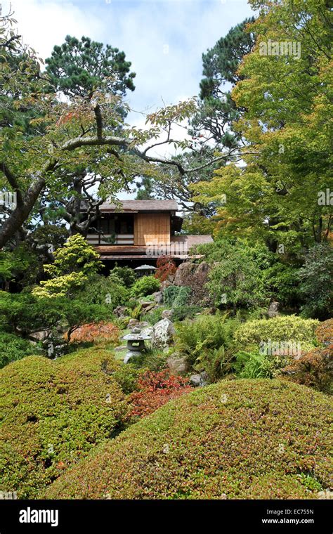 Japanese Tea Garden Golden Gate Park San Francisco California Stock