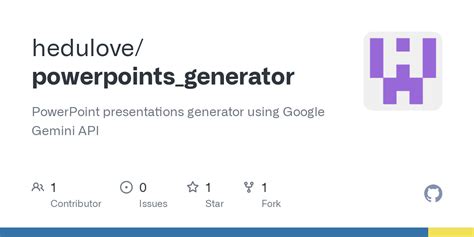 Github Hedulove Powerpoints Generator Powerpoint Presentations Generator Using Google Gemini Api