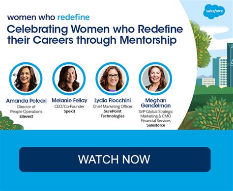 Salesforce Celebrates Women Who Redefine Their Careers Through Mentorship