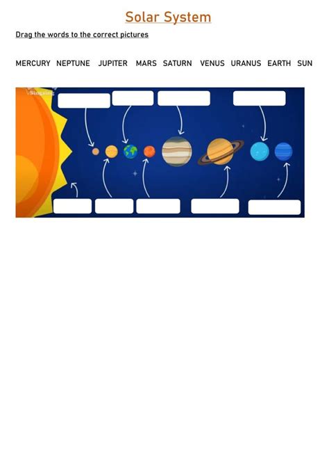 Solar System Worksheet Video Lesson English Esl Worksheets Pdf Doc My