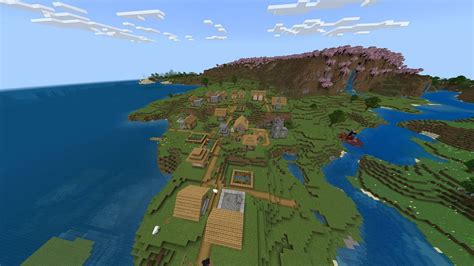 Huge Village Minecraft Seeds The Best Minecraft Village Seeds For