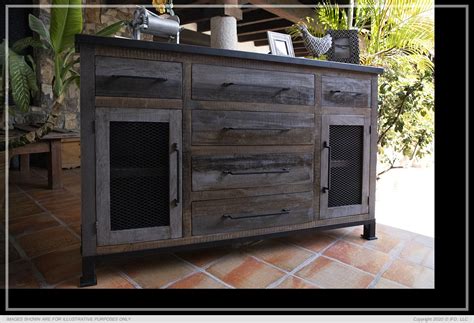 Antique Gray Buffet — Sweet Dreams Furniture