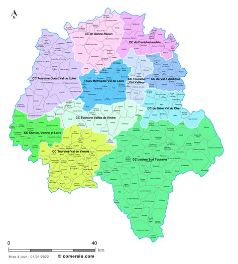 Carte D Indre Et Loire