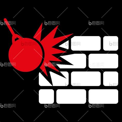 破坏图标业务集png下载 包图网