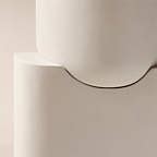 Verro White Cement Standing Planter Tall Reviews Cb2 Canada