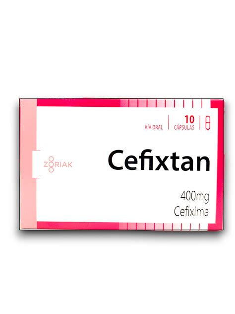 Cefixtan 400 Mg X 10 Cap Cefixima Droguerías Ciccorp