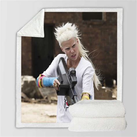 Chappie Movie Yo Landi Yolandi Visser Sherpa Fleece Blanket