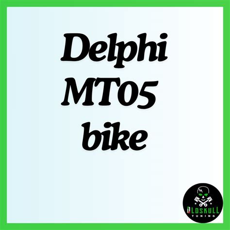 Delphi Mt05 Bike Oldskulltuning Shop