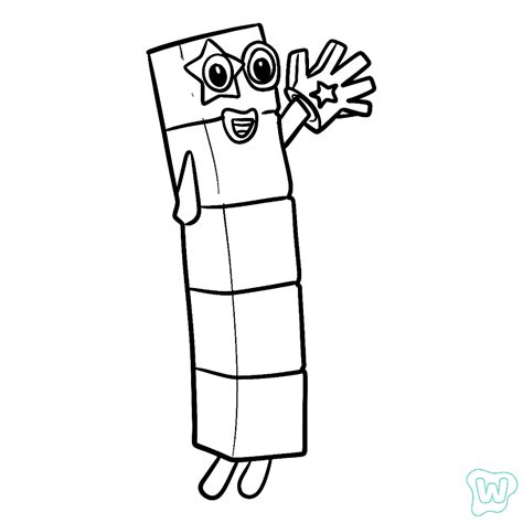 43 Numberblocks Da Colorare Disegni Gratuiti Per Bambini