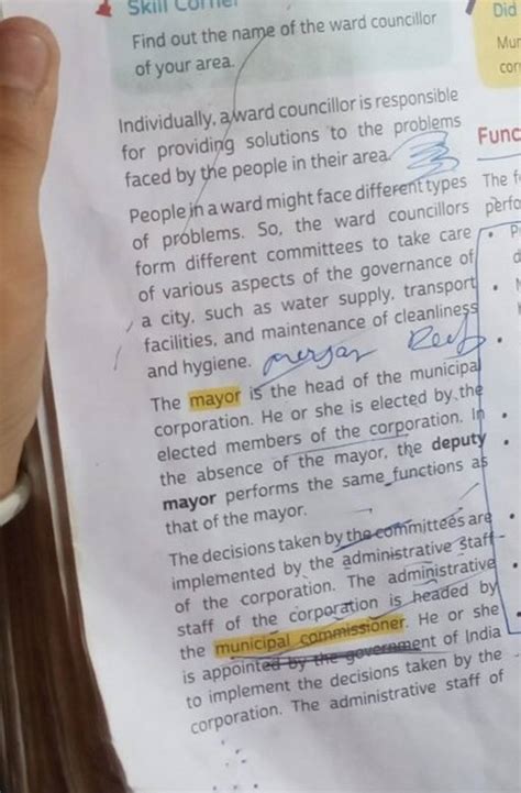 Find Out The Name Of The Ward Councillor Of Your Area Individually Awar