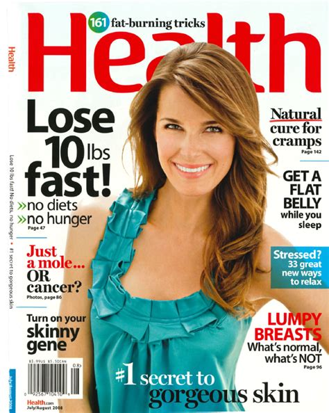 Health Magazine Cover Page