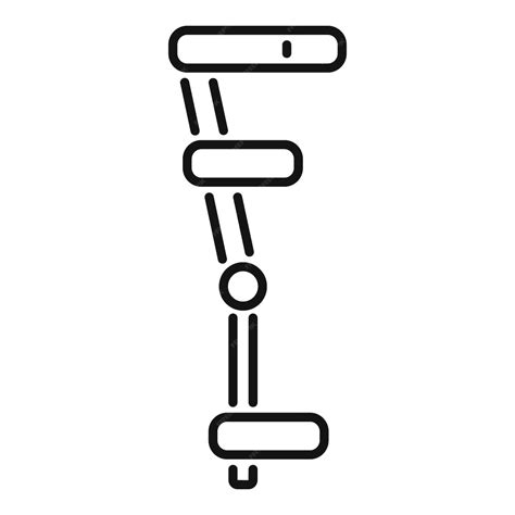 Premium Vector Leg Brace Providing Support And Stability