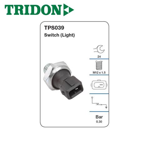 Tridon Oil Pressure Switch Light Tps039 Tridon