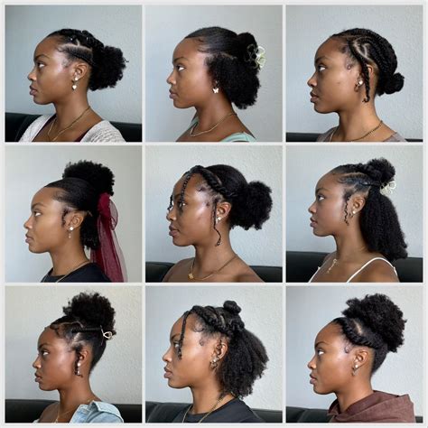 Natural 4b 4c Hairstyle Inspo🤩 In 2025 Natural Hair Updo Natural