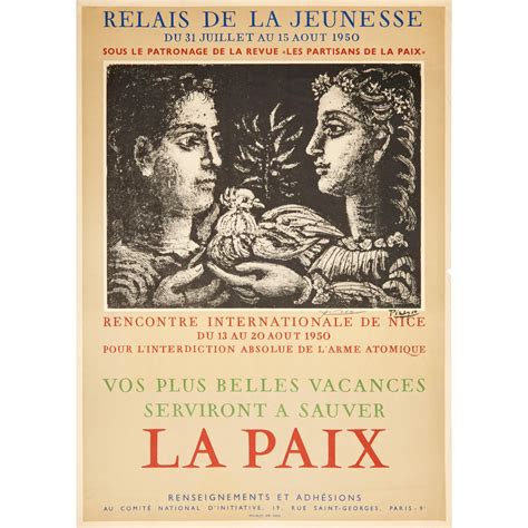 At Auction Pablo Picasso Pablo Picasso Exhibition Poster Signed