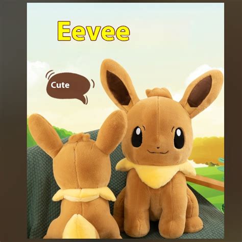 Pokémon Eevee Plushie Soft Stuffed Toy Plush Bedtime Pillow Cute
