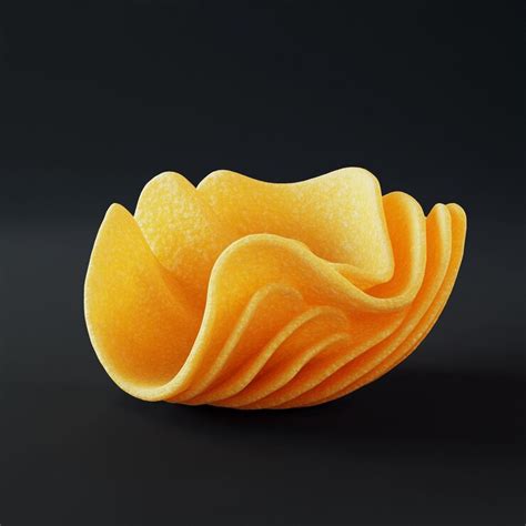3d Crisps Icon Snack And Food Logo Illustration Premium Ai Generated