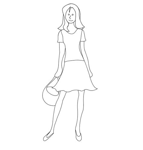 Imagens De Vestidos Para Imprimir E Colorir Educação Online