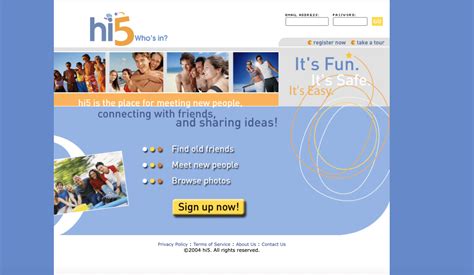Bebo Myspace Friendster The First Social Media Sites Looked Like This