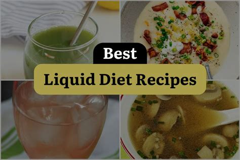 12 Liquid Diet Recipes To Sip Slurp And Savor Dinewithdrinks