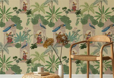 Buy Peacock Wallpaper For Walls Online In India Magic Decor