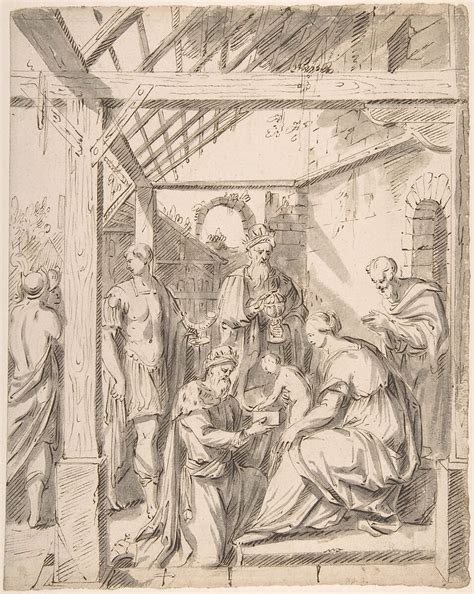 Anonymous Netherlandish 16th Century Adoration Of The Magi The
