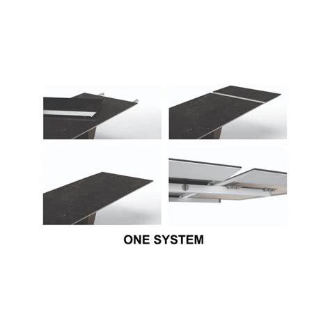 Mesa Extensible Sedit Wave Con Estructura De Metal Y Tapa A Elegir