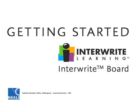 Interwrite Whiteboard Getting Started Ppt