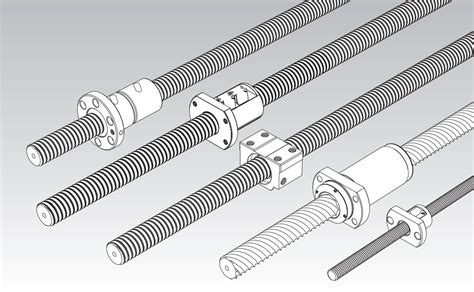 Ball Screw Lead Screw Milled Thread Ball Screw Cnc Screw Screw Nut Thread Shaft Rolling Screw
