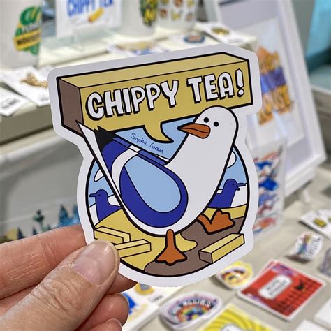 Chippy Tea Card — Sophie Green Liverpool Artist Illustrator And Designer