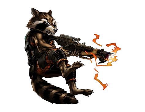Rocket Raccoon Png Clipart Png All