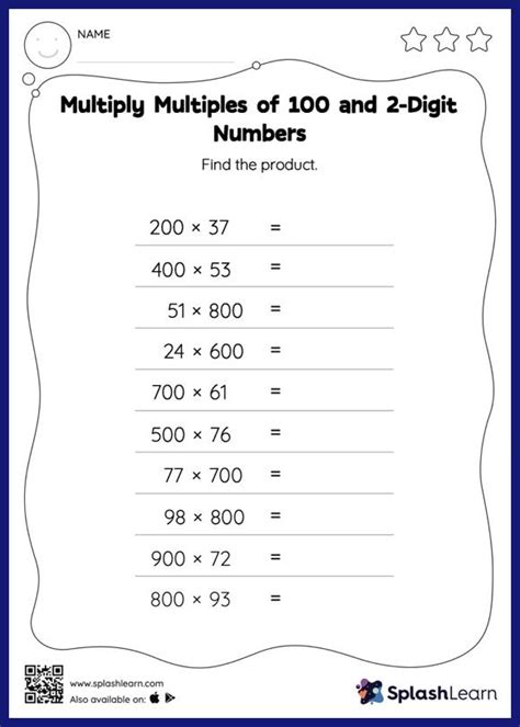Multiply By Multiples Of 10 Worksheets Free Printable SplashLearn