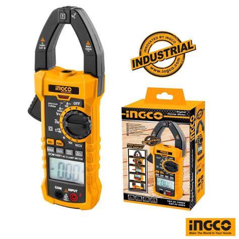 Ingco Ac Digital Clamp Meter 1000 Amp Toollk