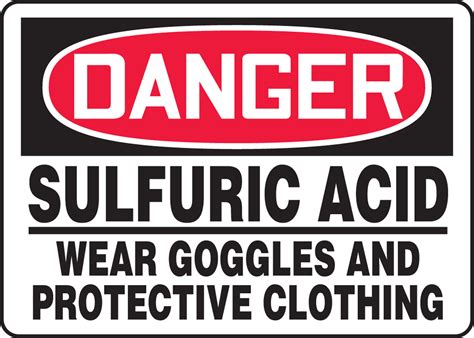 What Ppe Is Required For Sulfuric Acid At Sergio Bergeron Blog