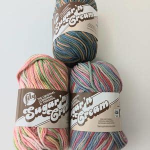 Lily Sugar N Cream Yarns Available In Multiple Colors Etsy