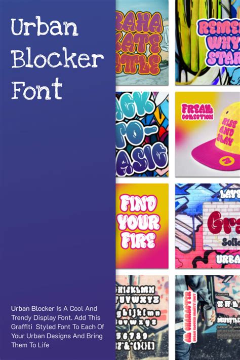 Urban Blocker Font Masterbundles